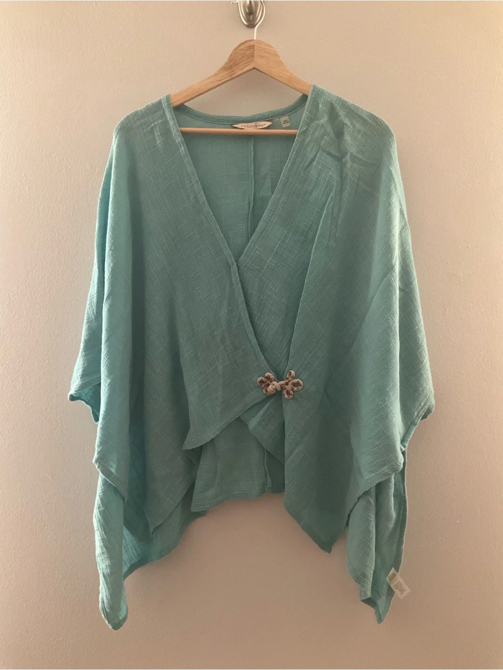 Soft Surroundings | Tops | Soft Surroundings Desert Breeze Topper Blue ...
